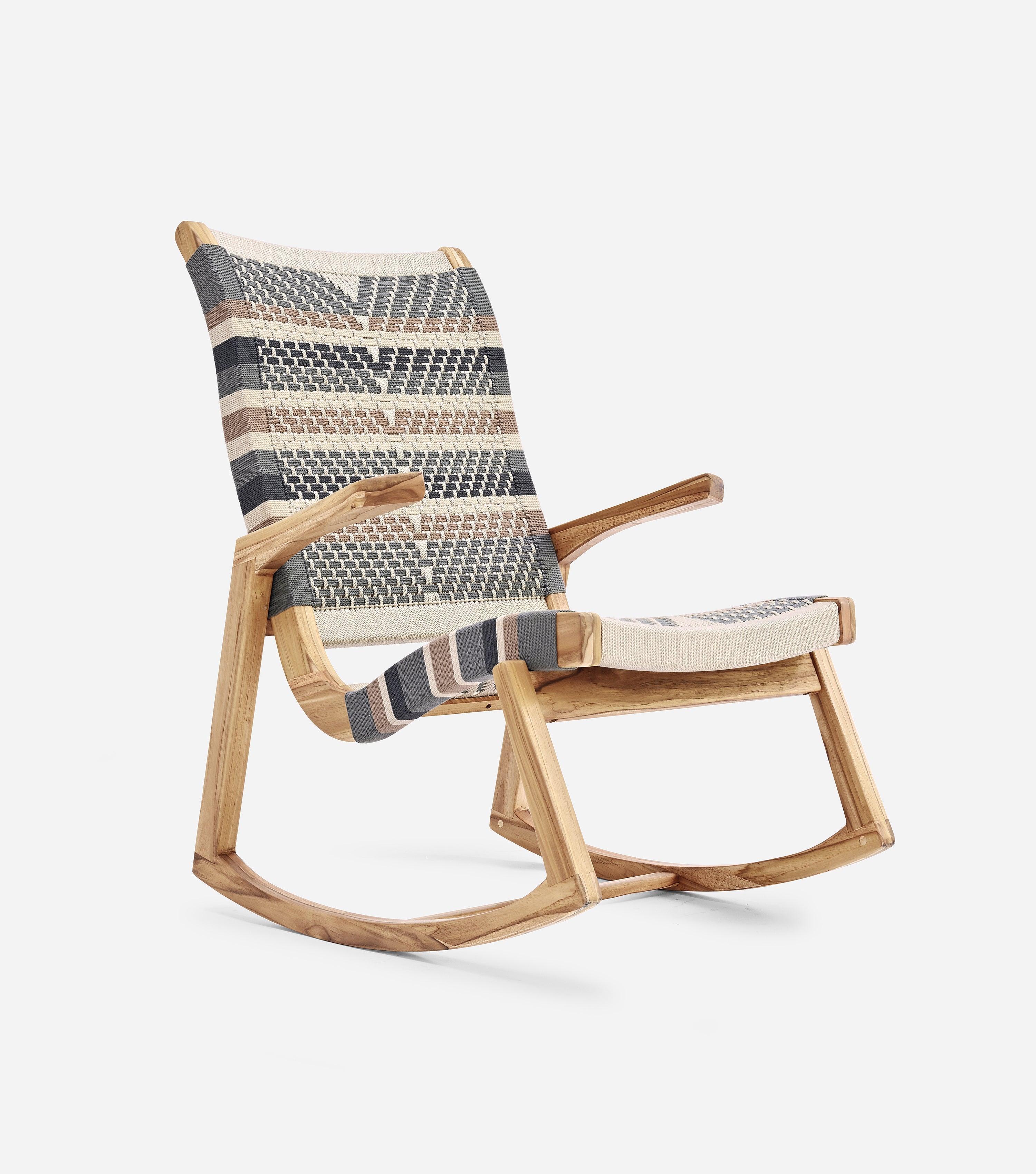 Amador Rocking Chair Woven Serena Cord | Forever Furniture by MasayaCo ...