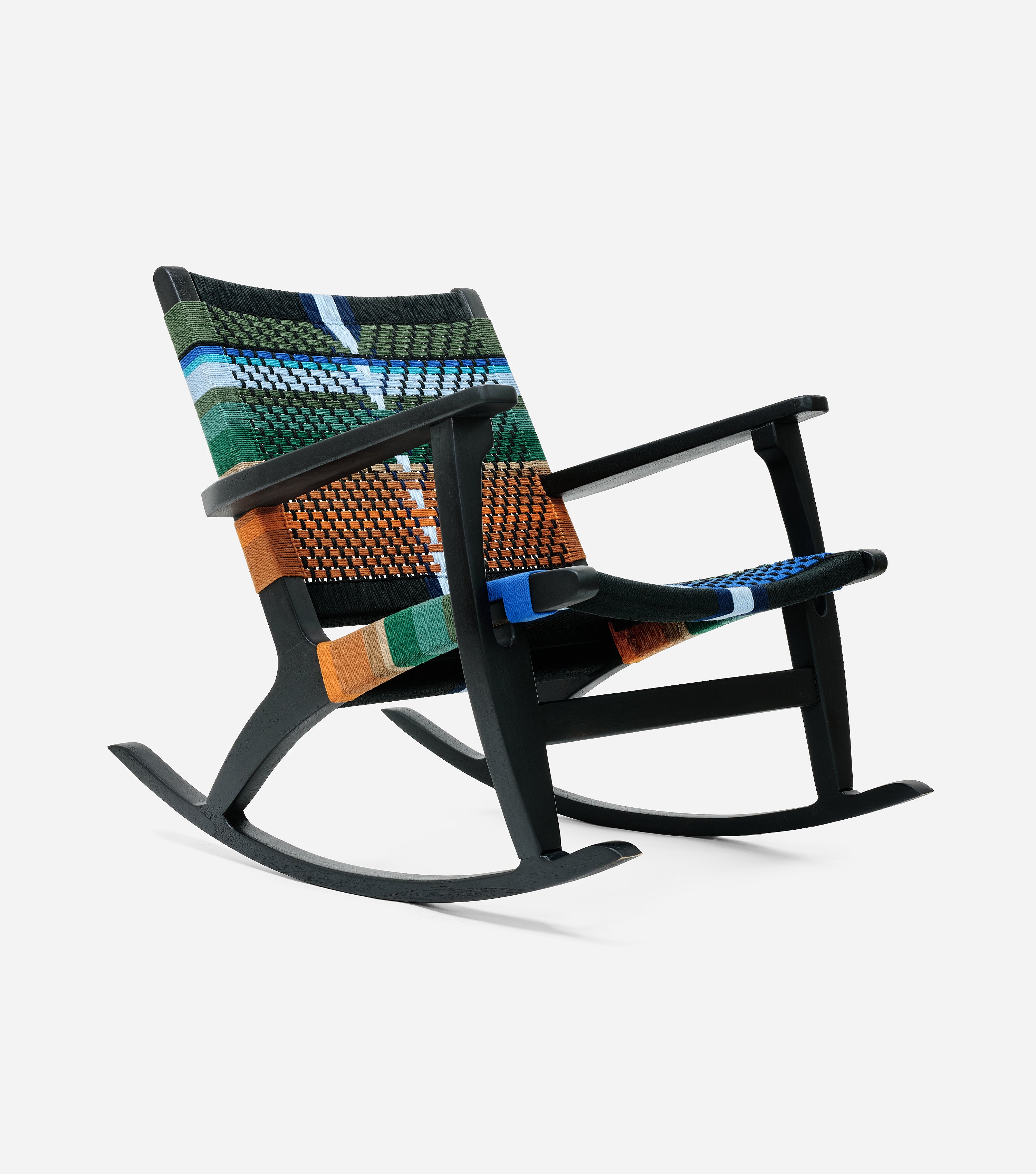 Masaya Rocking Chair Woven Mot Mot Cord | Forever Furniture by MasayaCo