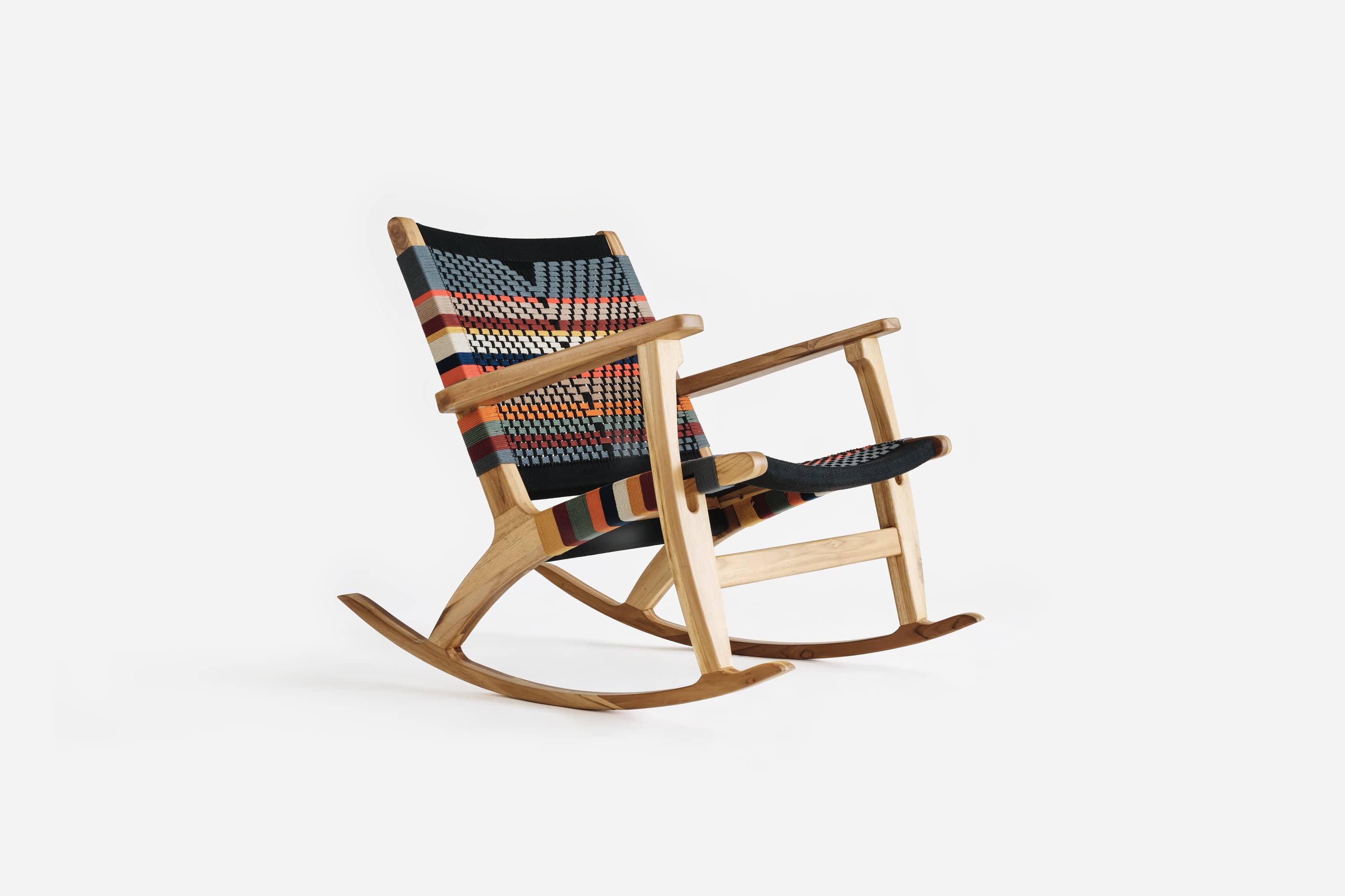 Masaya Rocking Chair | San Geronimo Pattern – MasayaCo Panama